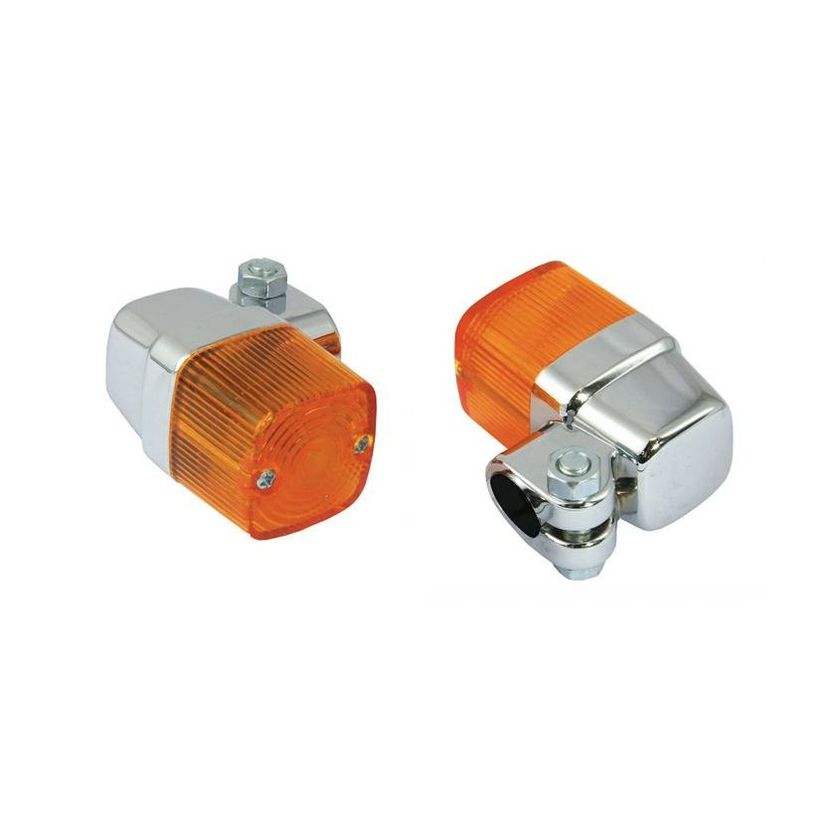 Direction indicator Bike It A SQUARE CLAMP 1 Universal - Motoblouz.com