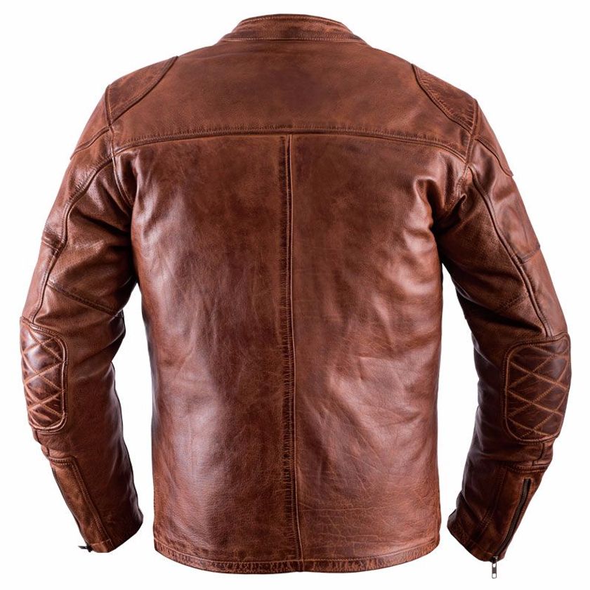 Motor Vest Helstons FUEL SCRAM- CRUST leather - Motoblouz.com