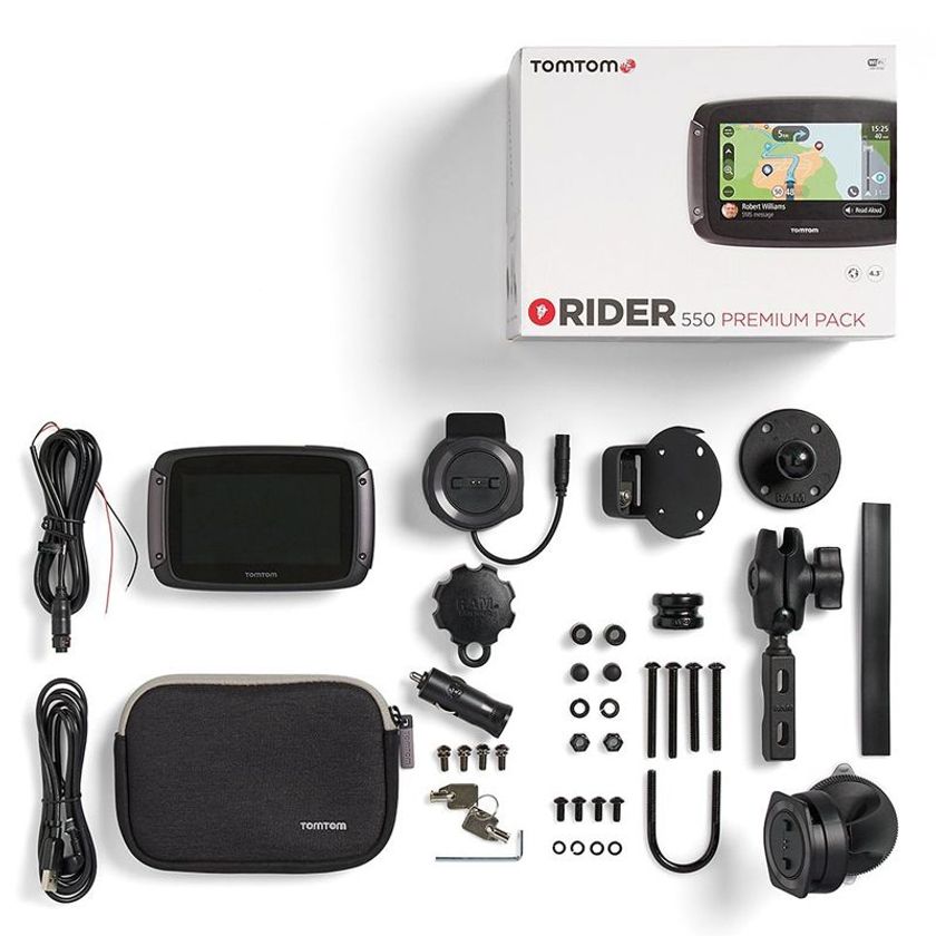 GPS TomTom Rider 550 Premium - Motoblouz.com