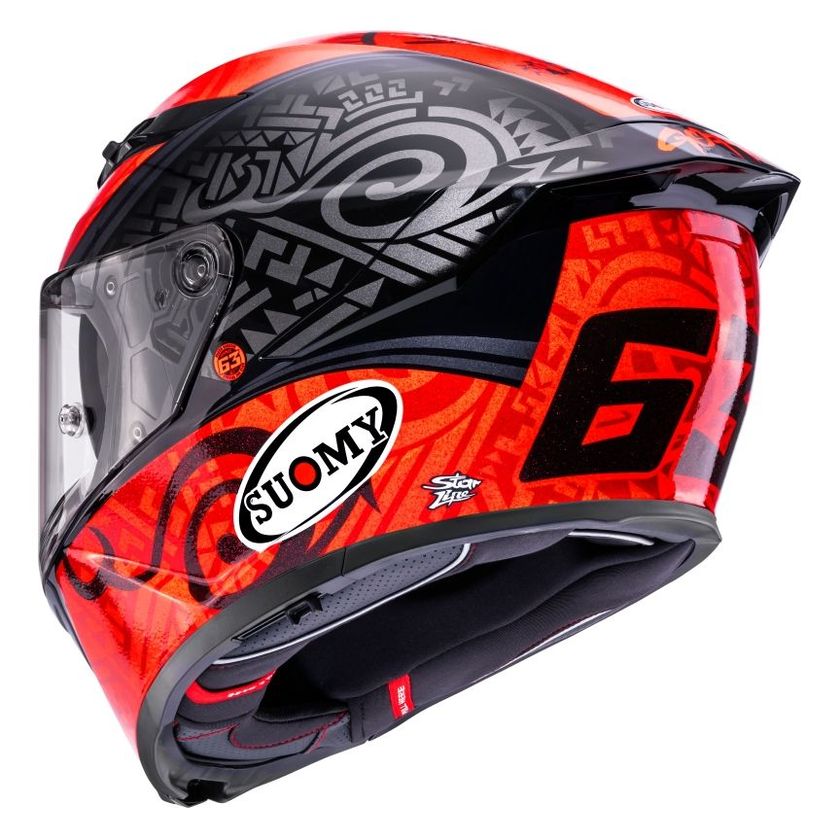 Casque intégral Suomy STELLAR 2 - BAGNAIA REPLICA 2023 - Motoblouz.com