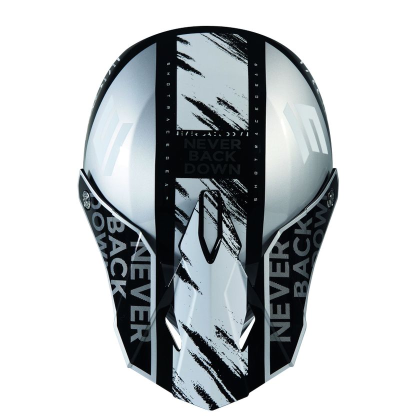 Cross helmet Shot CHILD FURIOUS DRAW - BLACK GREY GLOSSY - Motoblouz.com