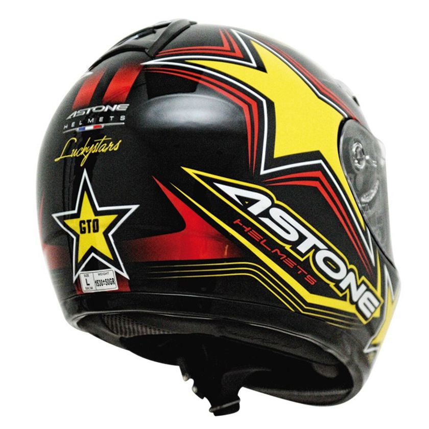 Full-face helmet Astone GTO GRAPHIC EXCLUSIVE LUCKYSTAR - Motoblouz.com