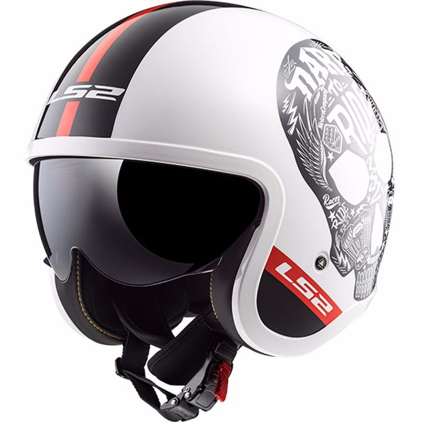 Jet-Helm LS2 OF599 - SPITFIRE INKY - Motoblouz.com