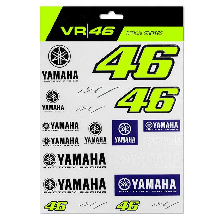 Stickers VR 46 VR46 - RACING YAMAHA 2020 - Motoblouz.com