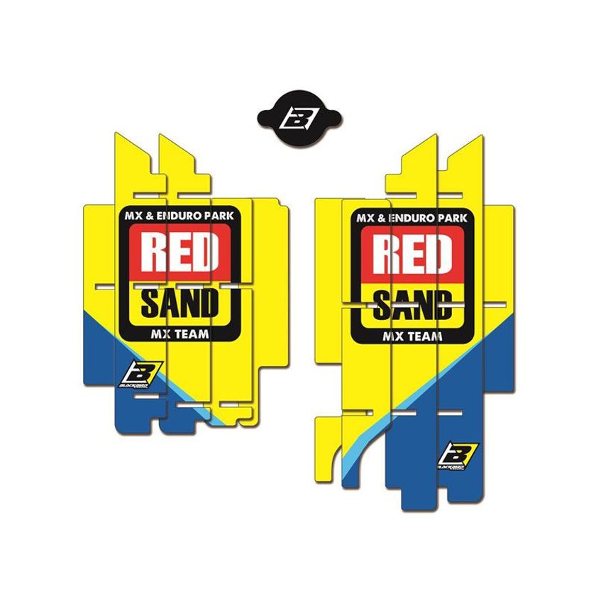 Stickers Blackbird POUR GRILLE DE RADIATEUR REPLICA SUZUKI WORLD MXGP ...
