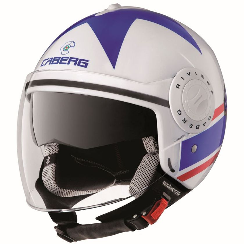 Jet helmet Caberg RIVIERA V2+ - AMERICA - Motoblouz.com