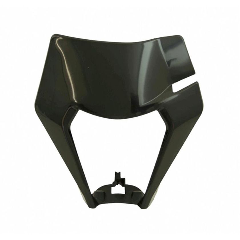 Headlight plate R-tech noir - Motoblouz.com