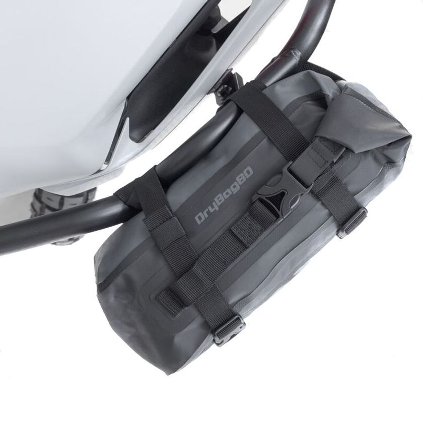 Sacoche SW-MOTECH DRYBAG 80 GRIS/NOIR (8 litres) 1 universel - Motoblouz.com