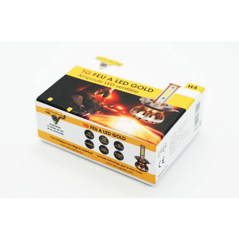 Bulb Tecno globe TG LED LIGHT GOLD H11 1 Universal - Motoblouz.com