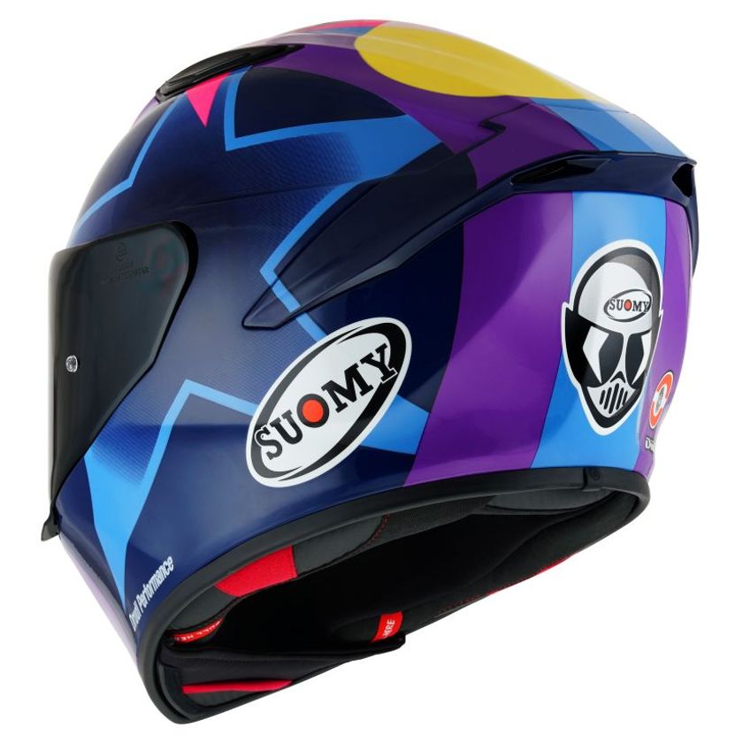 Casque intégral Suomy TRACK-1 - BASTIANINI REPLICA - Motoblouz.com