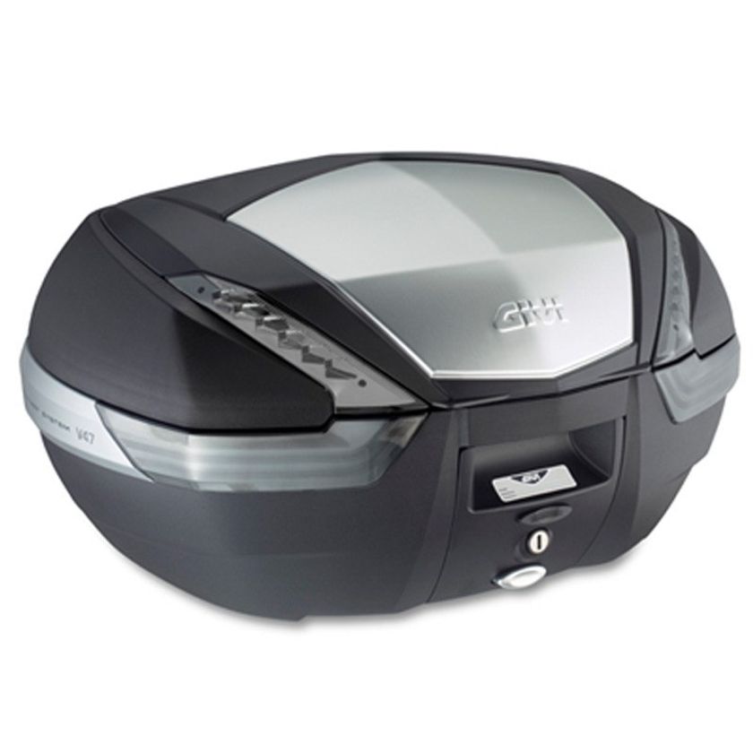 Top case Givi MONOKEY V47 TECH REFLECTEUR FUME 1 universel - Motoblouz.com