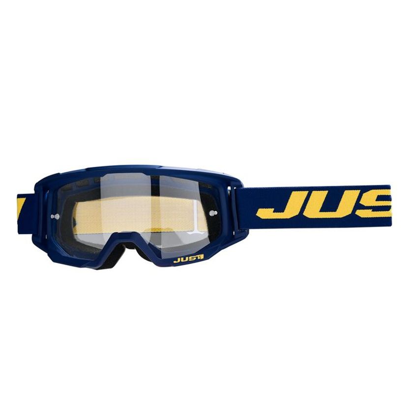 Cross goggles JUST1 VITRO - BLUE/YELLOW - ECRAN CLAIR - Motoblouz.com