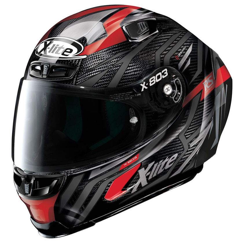 Casque intégral X-lite X-803 RS - ULTRA CARBON - DECEPTION - Motoblouz.com