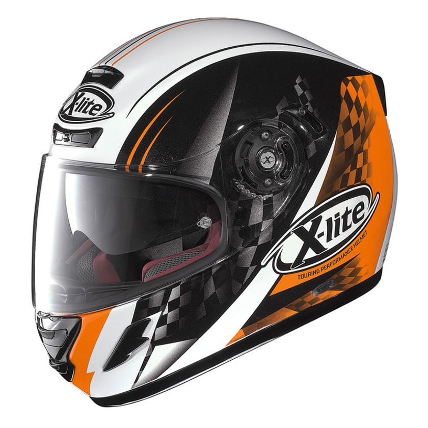 Full-face helmet X-lite X-702 GT RACY N-COM - Motoblouz.com