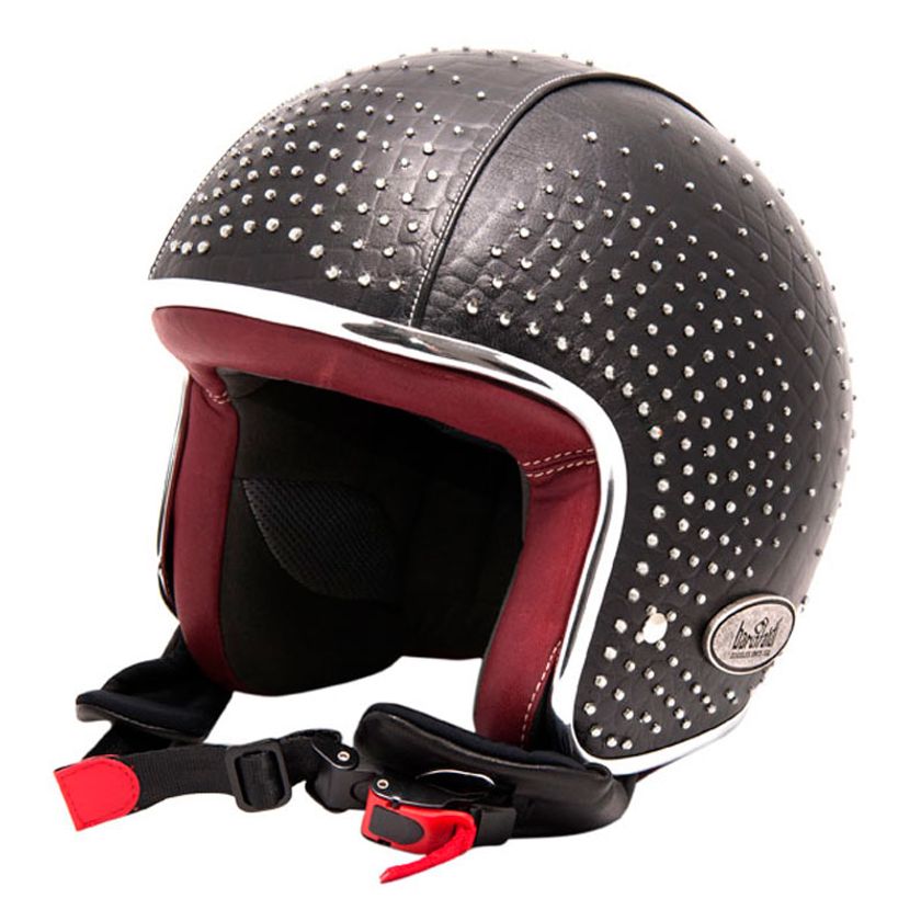 Jet helmet Baruffaldi ZEON 2.0 SWAROVSKI CIELO - Motoblouz.com