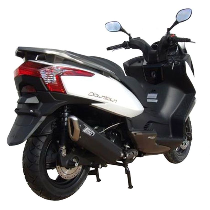 Silencer Zard PENTA ALU NOIR embout INOX - Motoblouz.com