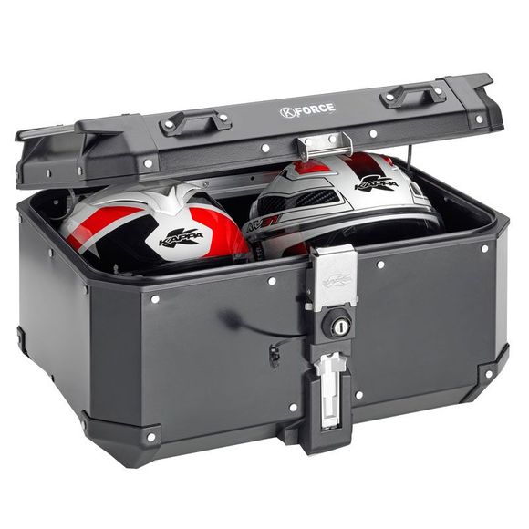 Top case Kappa MONOKEY K-Force 58L ALUMINIUM NOIR - Bagagerie moto ...