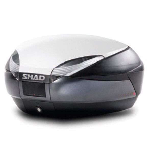 Top case Shad SH 48 blanc - Bagagerie Moto - Motoblouz.com