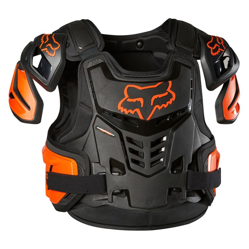 Pare pierre Fox RAPTOR VEST - ORANGE - Protections Mx / Enduro ...