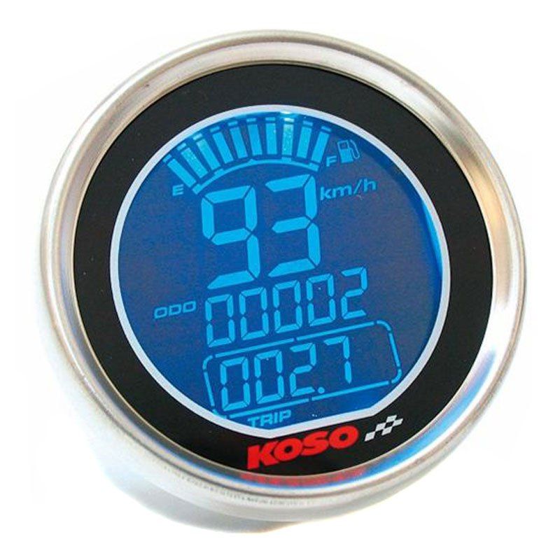 Compteur Digital Koso DL-01S LCD Gp Style universel - Customisation moto - Motoblouz.com