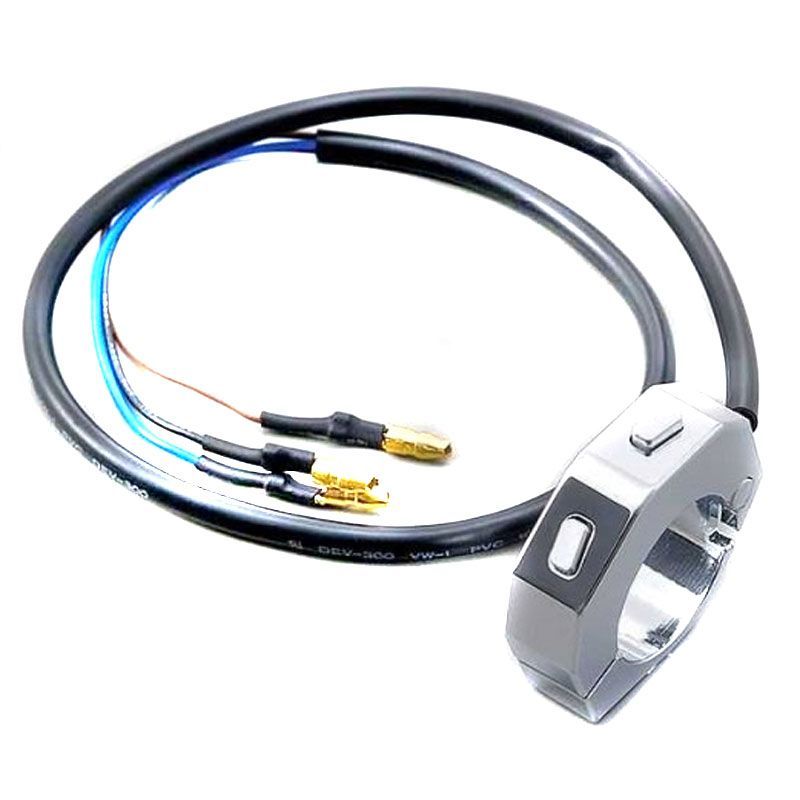 Commodo électrique Daytona universel chromé - Customisation moto ...