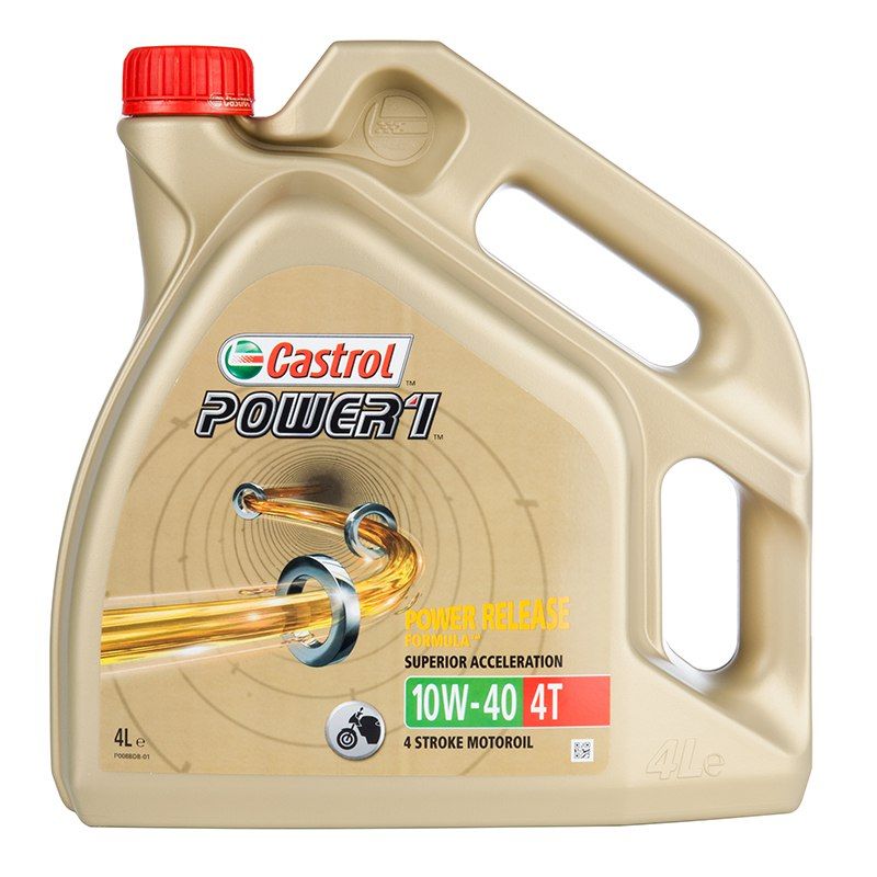 Huile moteur Castrol POWER 1 GPS 4T 10W40 4 LITRES - Huile & spray ...