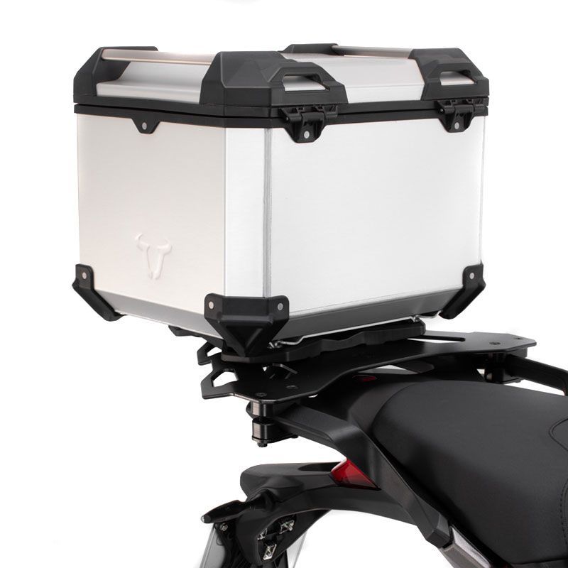 Top case SW-MOTECH KIT COMPLET TRAX ADV GRIS 38 L - Bagagerie moto ...