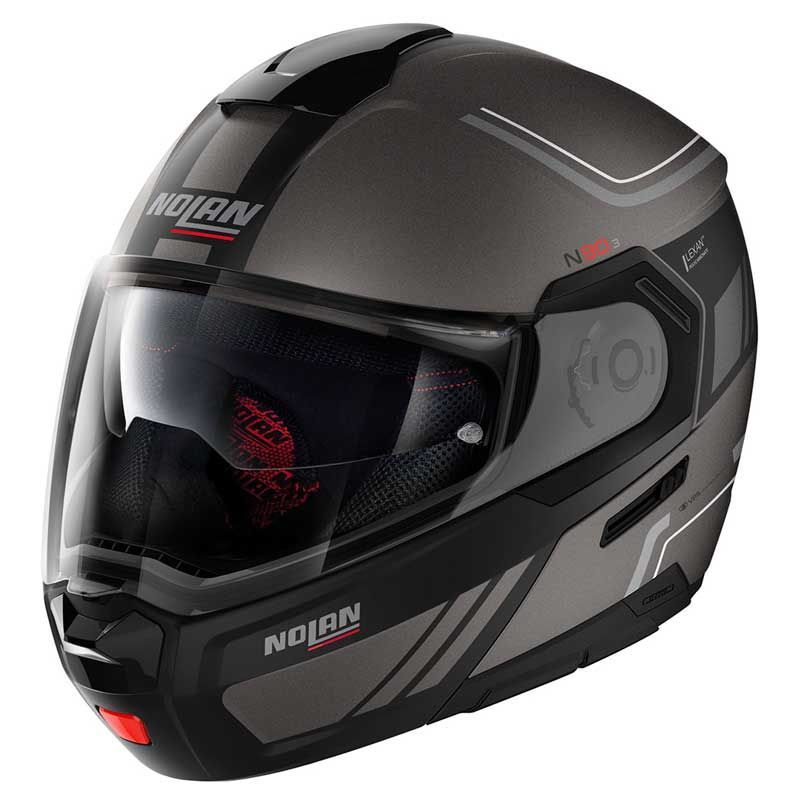 Casque Nolan N90.3 - VOYAGER N-COM - FLAT - Casque modulable - Motoblouz.com