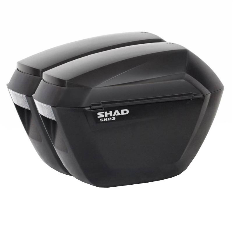 Maleta lateral Shad SH23 negro - Maletas y equipaje moto - Motoblouz.es