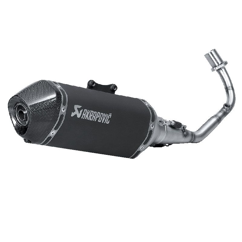 Lí­nea completa de escape Akrapovic Line inox negro - Línea de escape ...