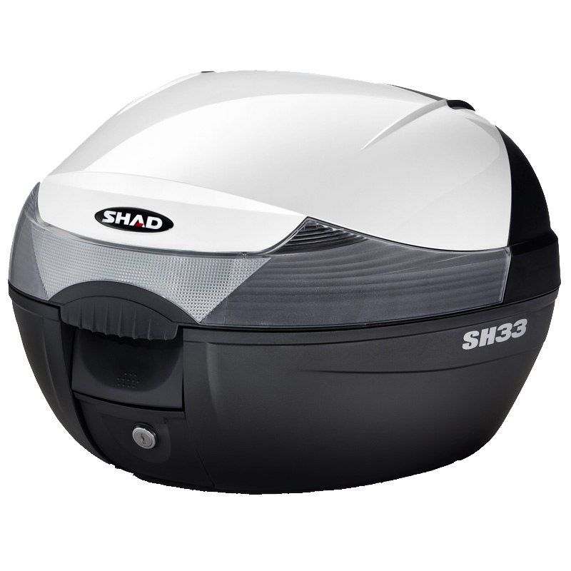 Top case Shad SH 33 Blanc - Bagagerie Moto - Motoblouz.com
